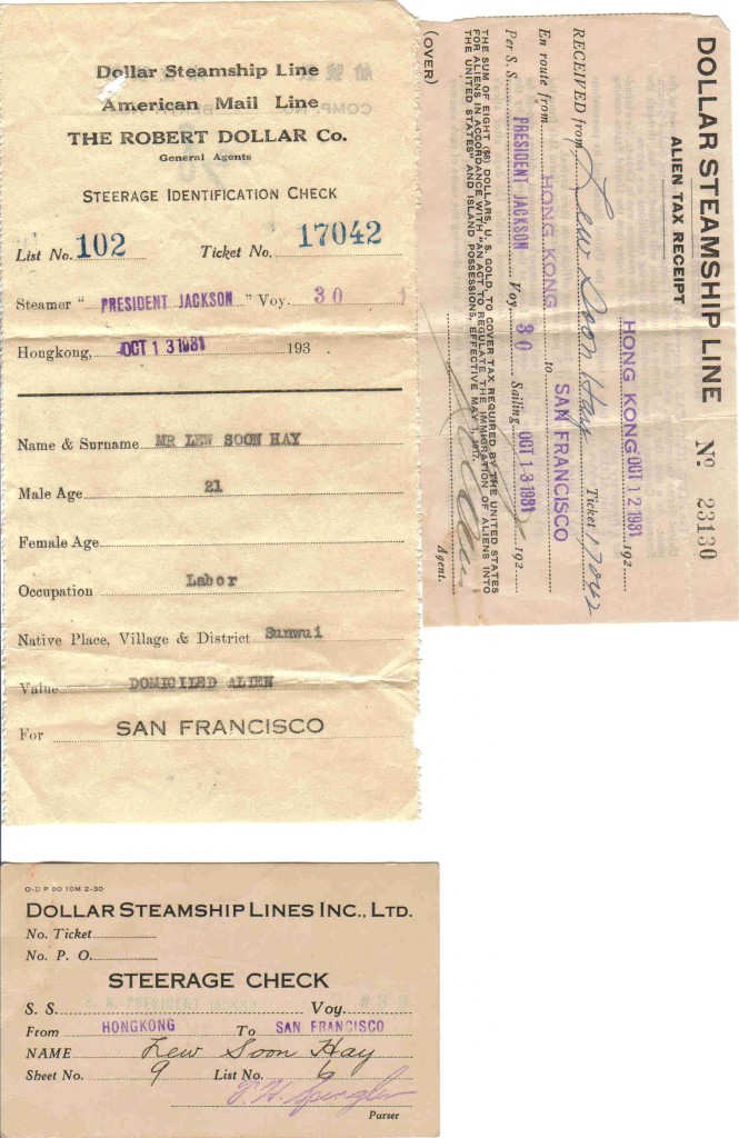 Alien tax receipts and other sundry documentation… – Gregory Crouch